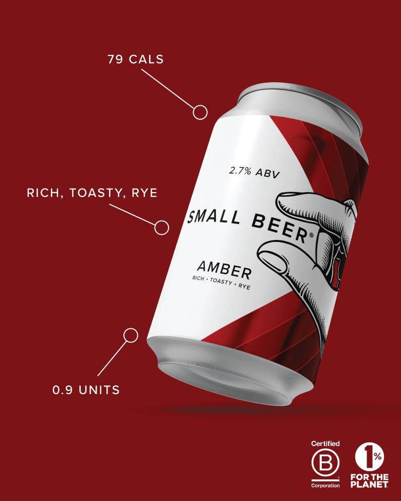 Amber Ale | 2.7% ABV Bitter | Low Calorie | Small Beer