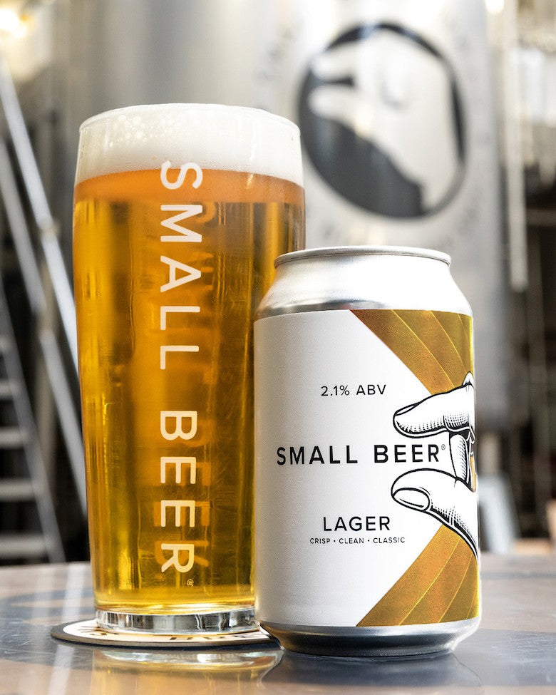 Small Beer Lager | Crisp, Light & 2.1% ABV in Cans | Small Beer