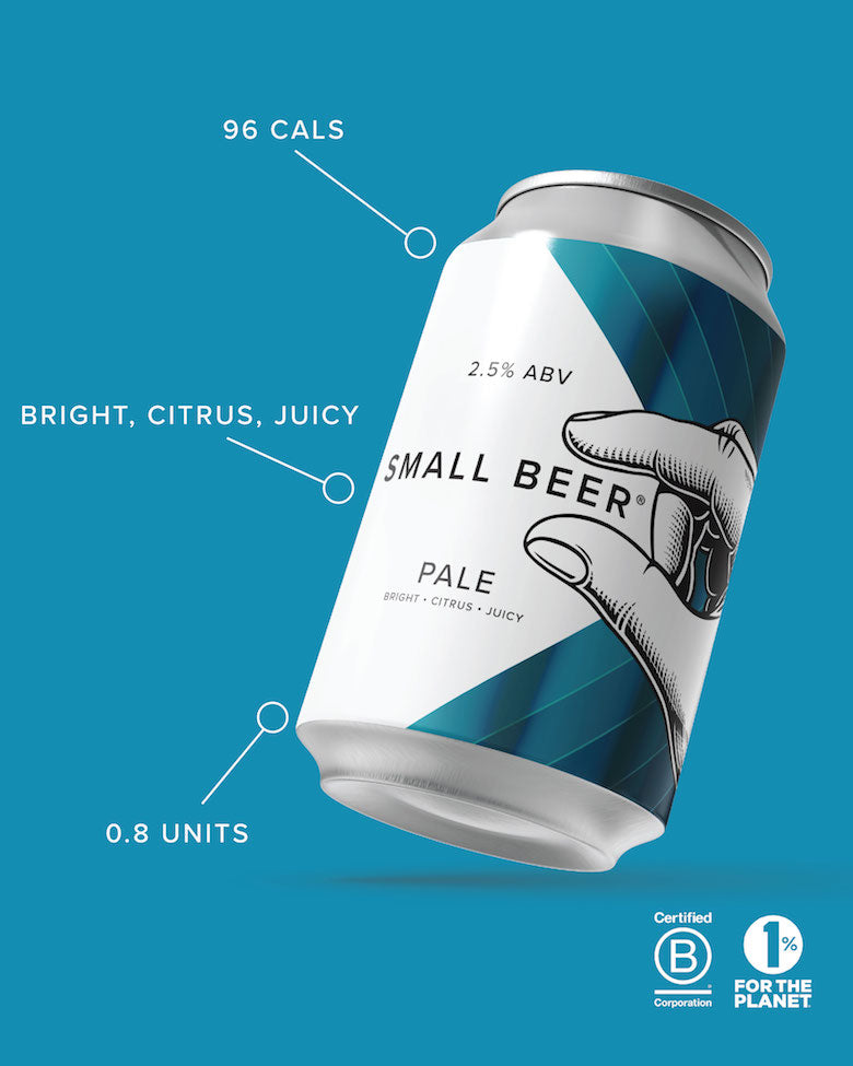 Pale Ale Cans | Juicy 2.5% ABV Super Session Beer | Small Beer